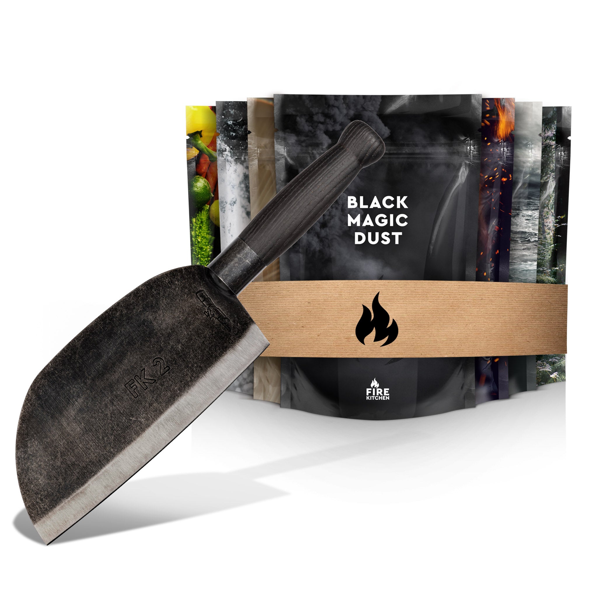 Fan Pack 2 - Knife FK2 and Spice 7 Pack – Fire Kitchen | Official Shop